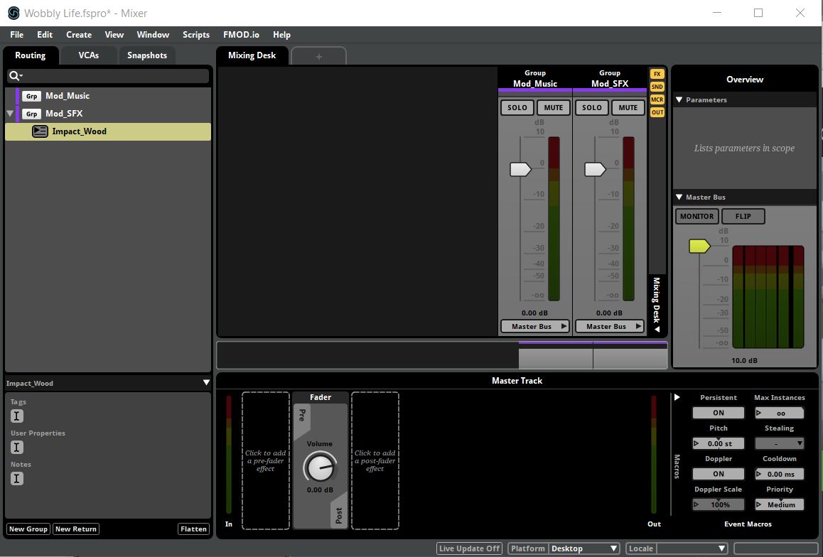 Wobbly Life Mod SDK: Creating an FMOD Event